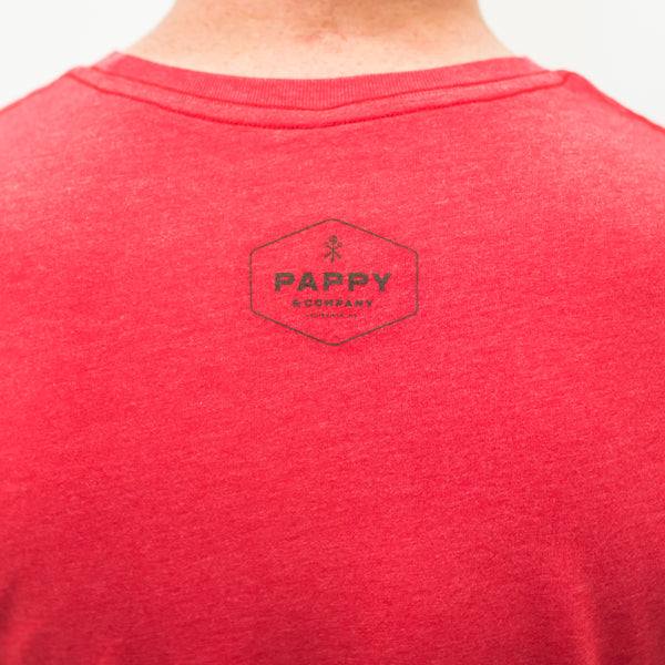 Red Old Rip Van Winkle Label T-shirt | Pappy & Company