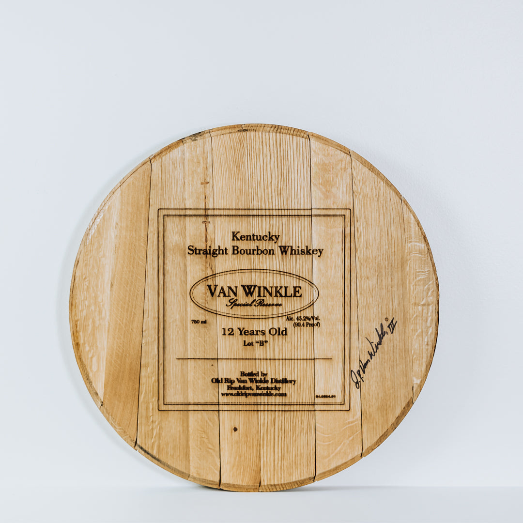 Pappy Van Winkle 12-Year Barrel Head | Pappy & Company